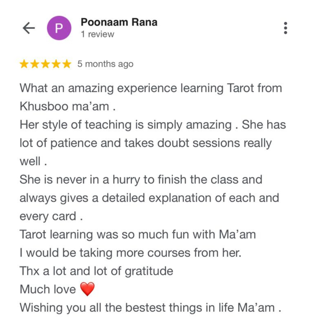 Tarot Course – khushbooshokeen.in